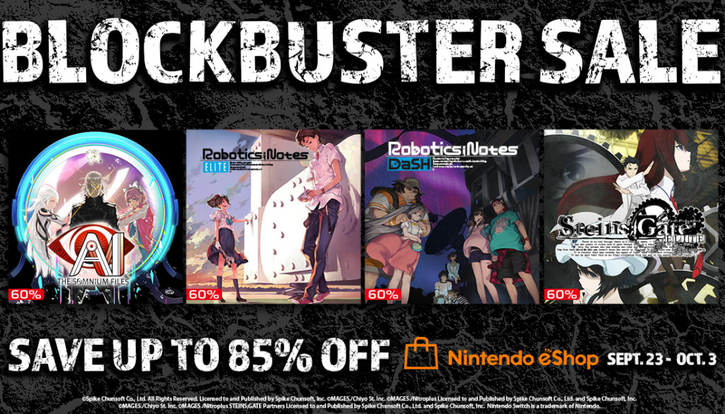 SAVE UP TO 85% ON SPIKE CHUNSOFT, INC. NINTENDO SWITCH GAMES DURING THE ...