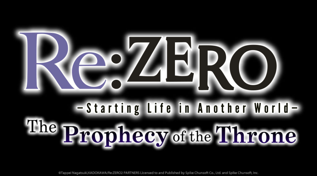 Re:ZERO - Starting Life in Another World: The Prophecy of the Throne IS ...