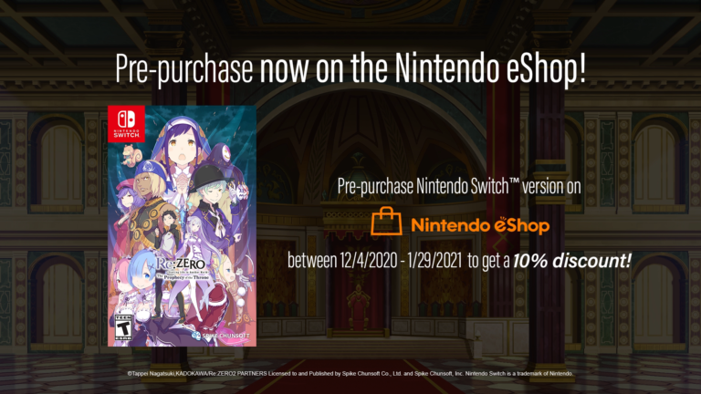 Re:ZERO -Starting Life in Another World- The Prophecy of the Throne ...